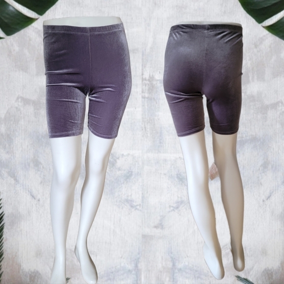 Bozzolo | Shorts | Bozzolo Lilac Velvet Like Shorts | Poshmark